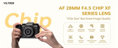 Viltrox 28mm F45 Xf Lens Pancake X Mount Lens Auto Focus 28 Keystone 4