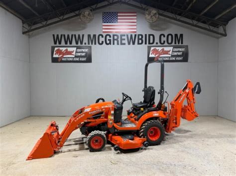 Kubota Bx23s Compact Tractor With Loader And Backhoe Heavy Construction