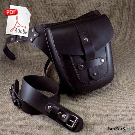 Выкройка Байкерский подсумок в интернет магазине на Ярмарке Мастеров Выкройки Смоленск