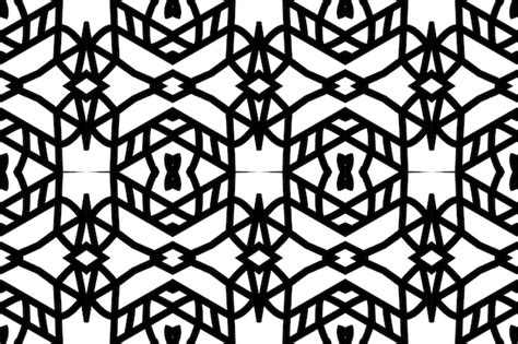 Premium Vector Ornament Seamless Pattern Geometric Background