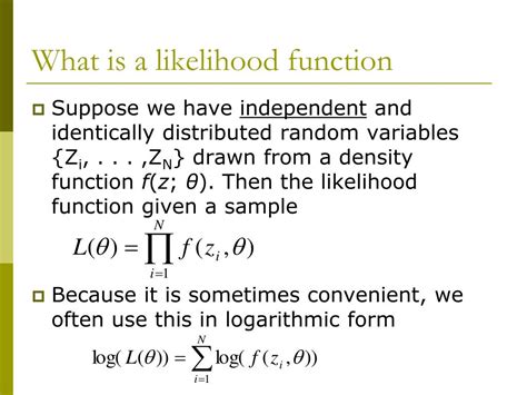 Ppt Maximum Likelihood Estimation Powerpoint Presentation Free