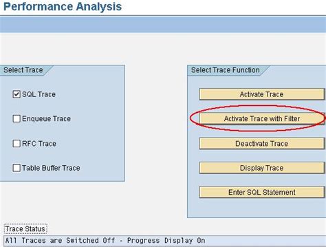 Basic Performance Tuning Guide SAP NetWeaver Part III Using SQL Trace Musings Of An