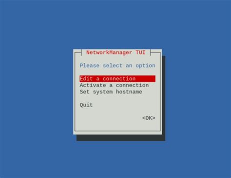 Nmtui Command Examples In Linux The Geek Diary