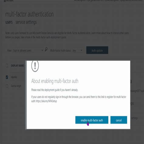 implementing multi factor authentication mfa in azure ad geeksforgeeks