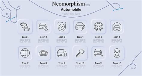 자동차 세트 아이콘입니다 자동차 라인업 가격 방패 전기 스티어링 휠 차고 변속장치 쇼 잠금 자동차 키 수리 위치 핀 운송 자동차 및 차량 가격에 대한 스톡 벡터 아트 및