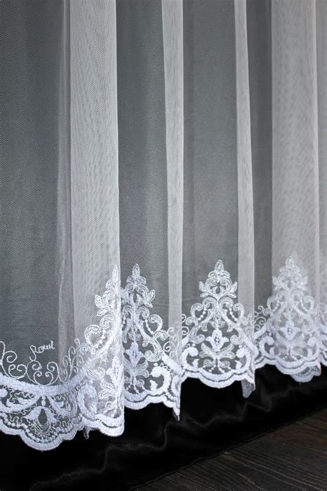 ᐉ Тюль Vr Textil 903т Rowi фатин грек сітка з вишивкою 300х250 см Білий 40 667 • Краща ціна в