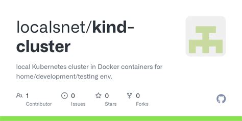 Github Localsnetkind Cluster Local Kubernetes Cluster In Docker Containers For Home