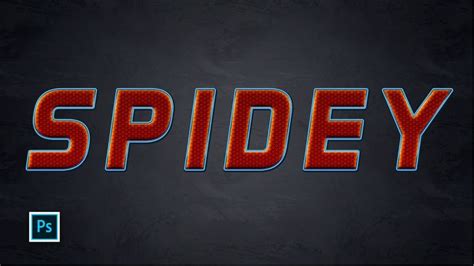 Create The Amazing Spiderman Text Effect In Photoshop Adobe Photoshop Tutorial Text Effects