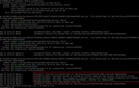 Emergency Mode Fsck Sur Devsda5 Support Debian Debian