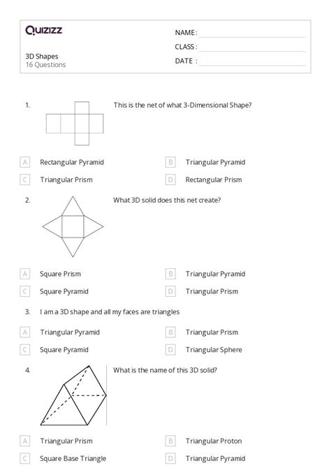 แผ่นงาน การแต่งรูปทรง มากกว่า 50 แผ่นในราคา ชั้นประถมศึกษาปีที่ 3 ใน Quizizz ฟรีและพิมพ์ได้