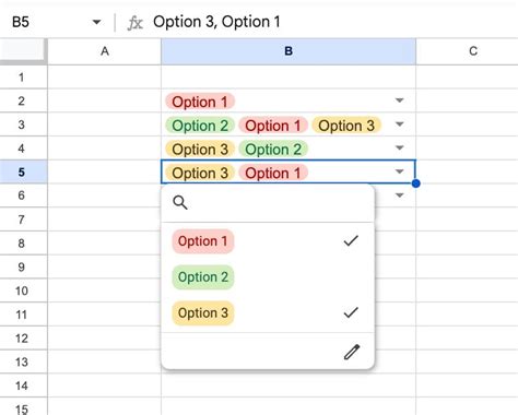 Sheets Tip 316 Multi Select Dropdowns