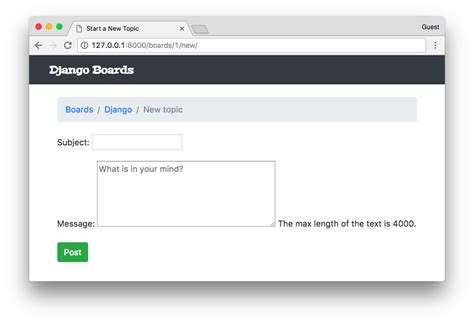 A Complete Beginners Guide To Django Part 3