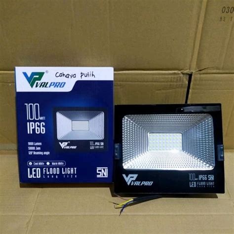 Jual LAMPU SOROT LED 100 WATT CAHAYA PUTIH Shopee Indonesia