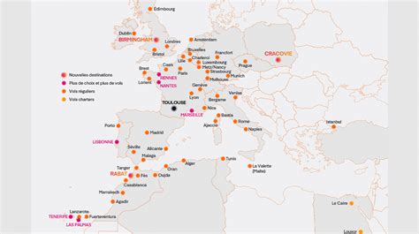 60 Destinations En Vols Directs Au Départ De Toulouse Aéroport