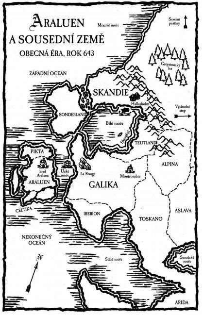 Rangers Apprentice Map Skaandia And Neighboring Lands