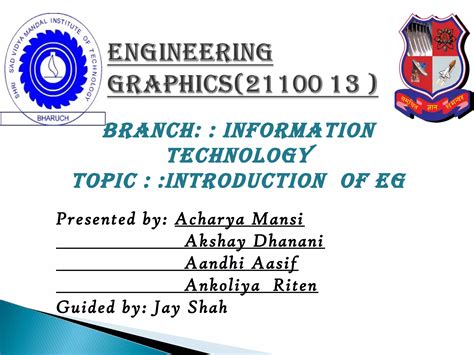 introduction to engineering graphics ppt