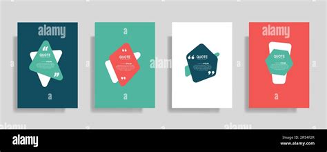 Quotes Frame Blank Templates Set Commas Note Message Citation Empty