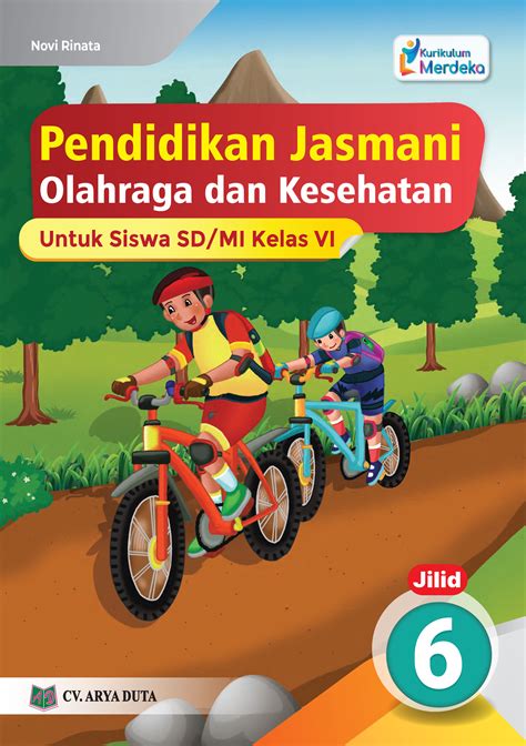 buku siswa pendidikan jasmani olahraga dan kesehatan kelas vi cv
