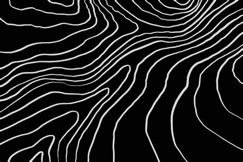 Abstract Black And White Contour Outline Background Design Luxury And Minimalist For Wallpaper