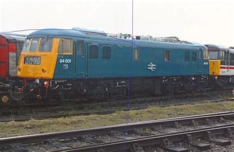 Electric Train Photo Class 84 Photograph Railway Pic Emu Br Blue 84001 Loco £0 80 Picclick Uk