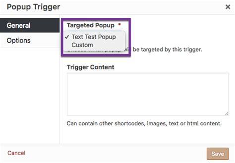 Shortcode Popup Trigger Popup Maker