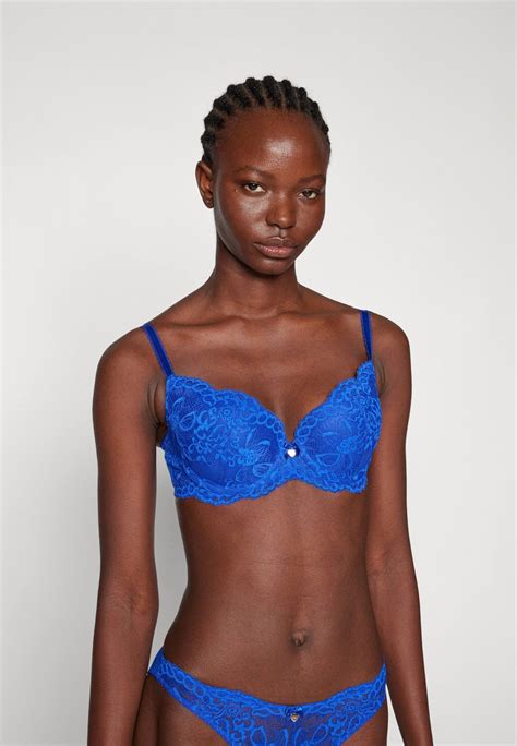Boux Avenue Billie Balconette Push Up Bra Blueroyal Blue Zalando