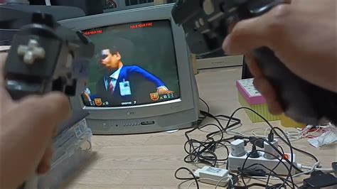 Raspberry Pi 4 Redream Guncon 2 2p Play Youtube