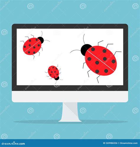 Computer Bug Concept Stock Vector Illustration Of Disk