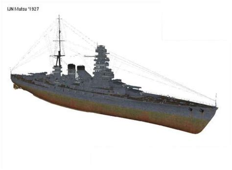 Ijn Mutsu 1927 3d Model 73095 Model Copy Default