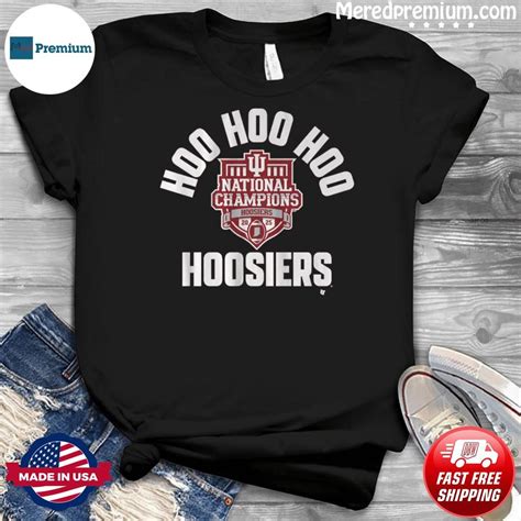 Official Iu Football Hoo Hoo Hoo Hoosiers Cfp National Champions Shirt
