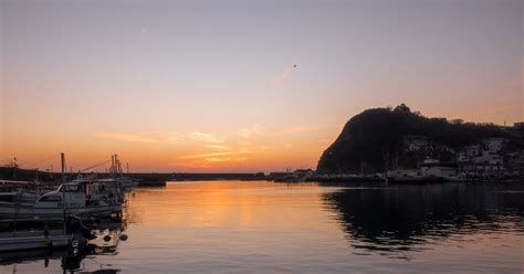 柳瀬川だより 雑賀崎漁港の夕景