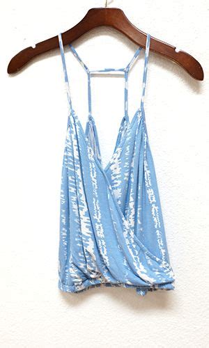 Faux Tuck Camisole Blue Tie Dye Fashion Passion For Fashion