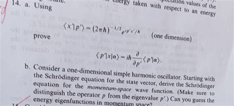 Solved a Using x p πΛ eip x ℏ one dimension Chegg com