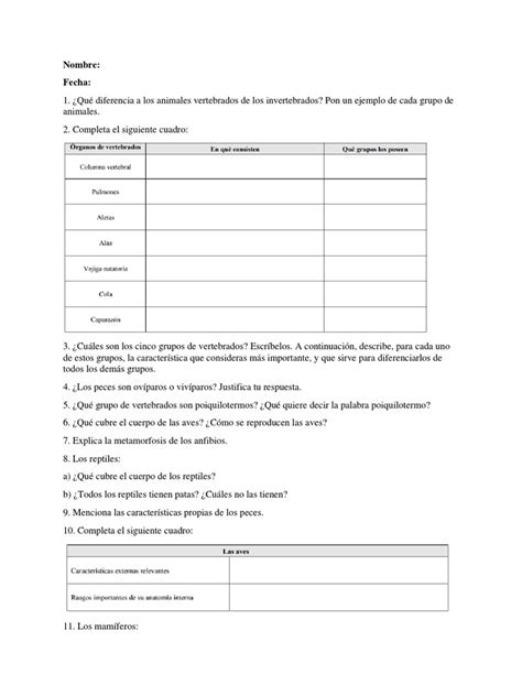 Tema 3 Biología Y Geología 1º Eso Pdf