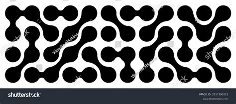 Meta Balls Pattern Connected Liquid Drops Stock Vector Royalty Free 2517390221 Shutterstock