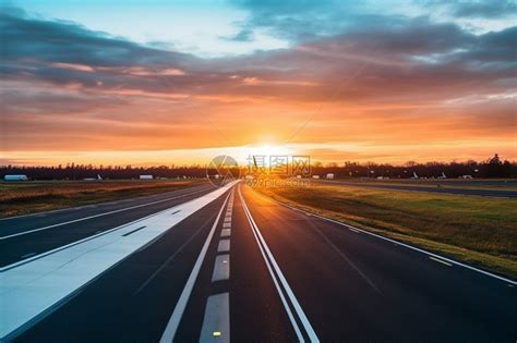 黄昏下的公路高清图片下载 正版图片600288841 摄图网