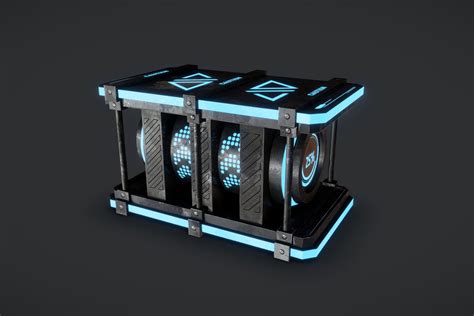 Scifi Crate 1 3d Electronics Unity Asset Store