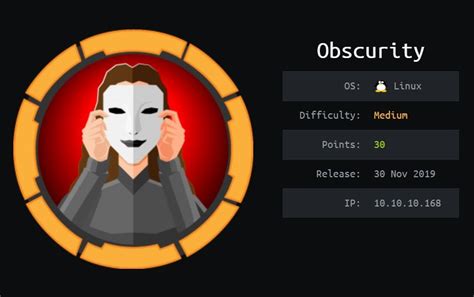 Security Through Obscurity Rhackthebox