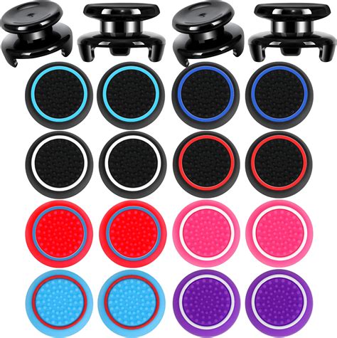 Cthtbz 24pcs Silicone Performance Joystick Grips Analog Thumb Stick Grip Cap For Ps2