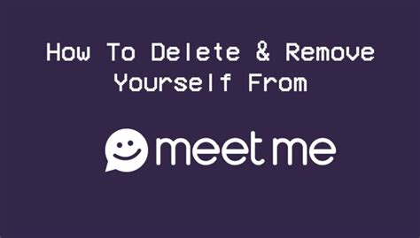 How To Remove And Delete Meet Me Unsubscribe