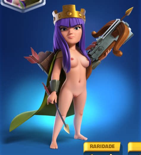 Rule 34 1girls Angry Angry Expression Angry Face Archer Queen Clash Of Clans Archer Queen