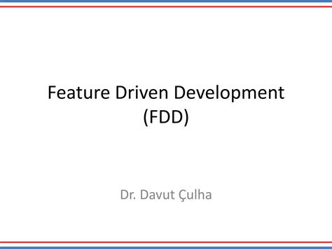 Feature Driven Development Pdf