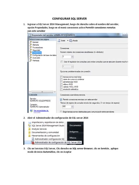 Configurar Sql Server Pdf