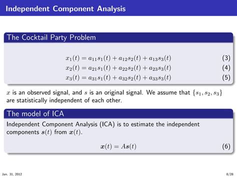 Independent Component Analysis