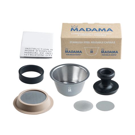 Refillable Coffee Pod Compatible With Dolce Gusto Basic Kit Madama