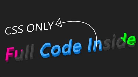 Creative Fill Text Hover Effects With Code Css Project 3d Text In