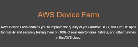 Aws Device Farmを使ってみる（automated Tests） Idealive Tech Blog