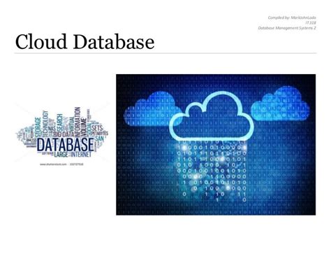 Cloud Database Database Management Systems 2