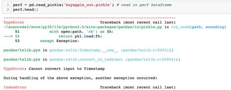 IndexError Tuple Index Out Of Range When Trying To Read Pickle File