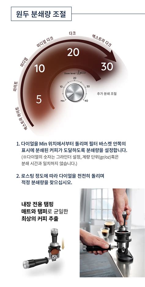 홈 바리스타 커피머신 Krec9155mb 라 스페셜리스타 아르떼 카푸치노잔원두250g 1봉 증정 감도 깊은 취향